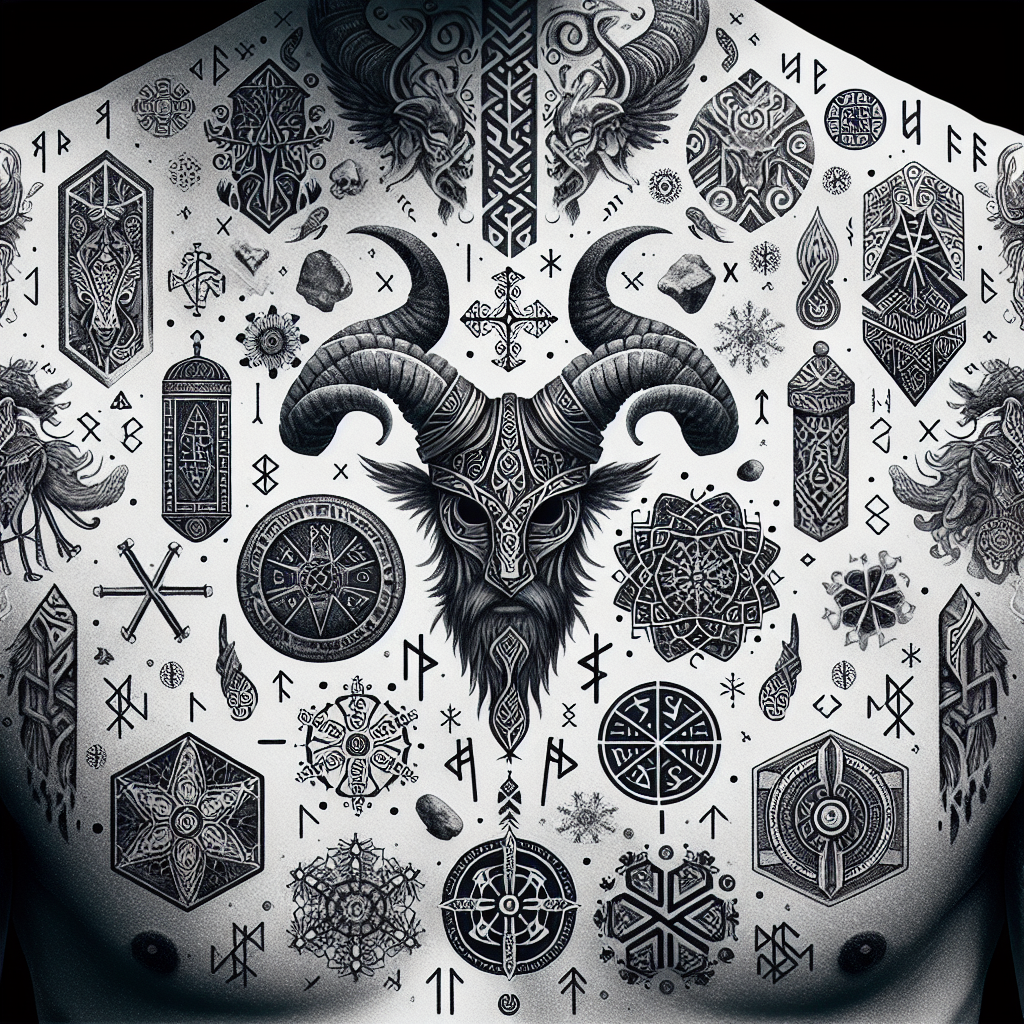 Best Nordic Chest Tattoo Ideas | Vondy