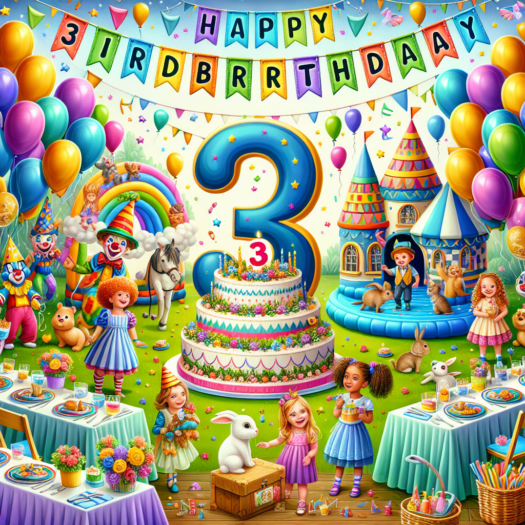 Best Third Birthday Party Ideas | Vondy