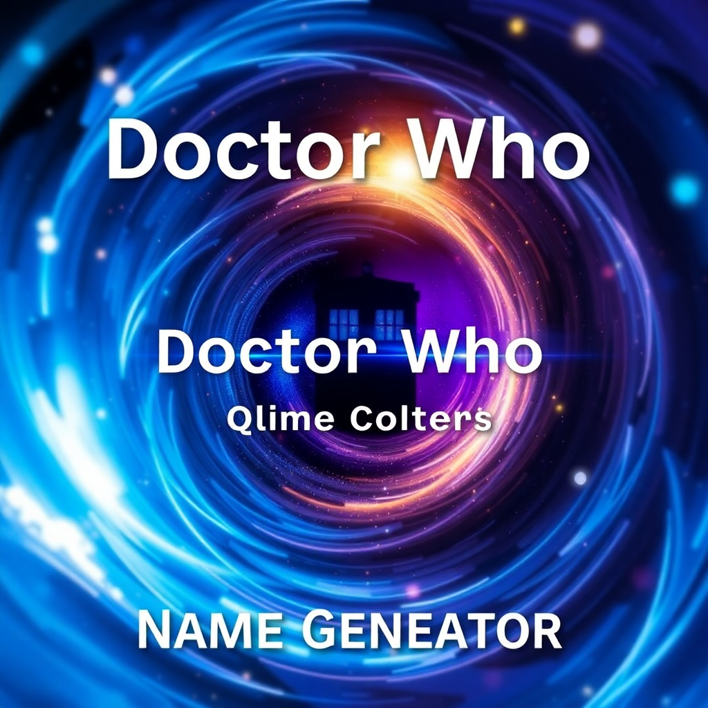 Best Doctor Who Name Generator | Vondy