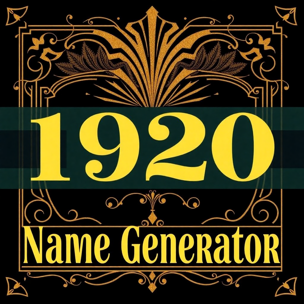 Best 1920 Name Generator | Vondy