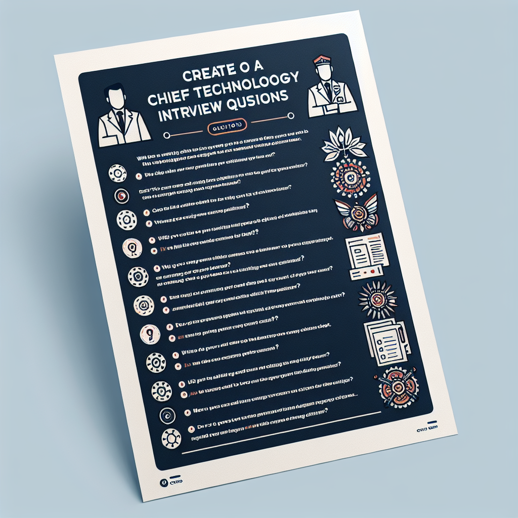 Best Cto Interview Question Generator | Vondy