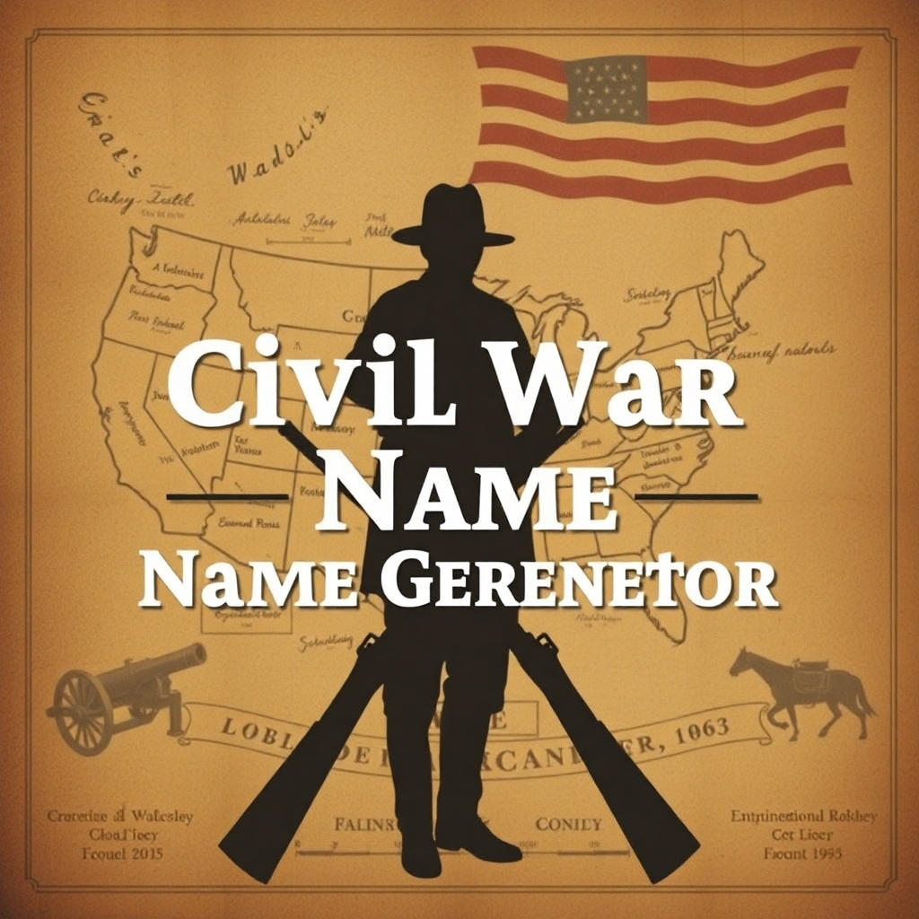 Best Civil War Name Generator | Vondy