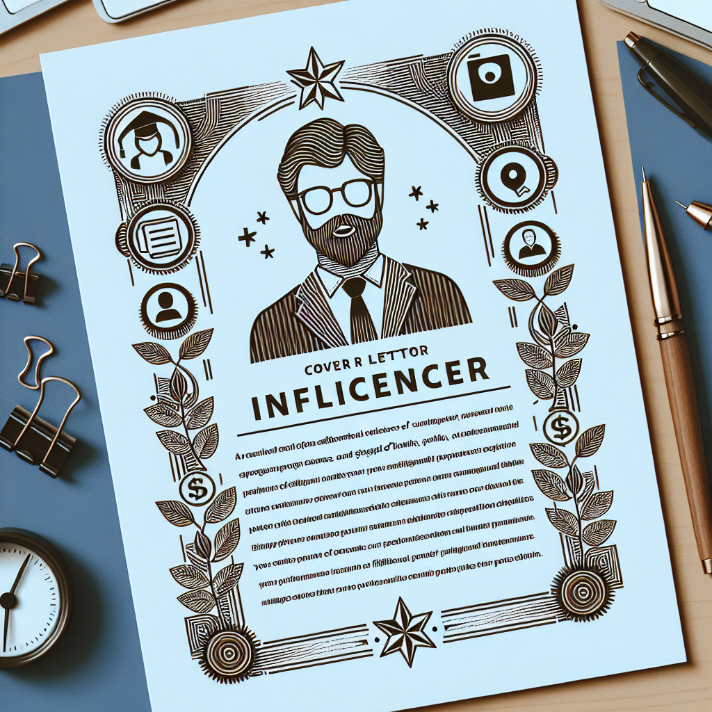 Best Influencer Cover Letter Generator | Vondy