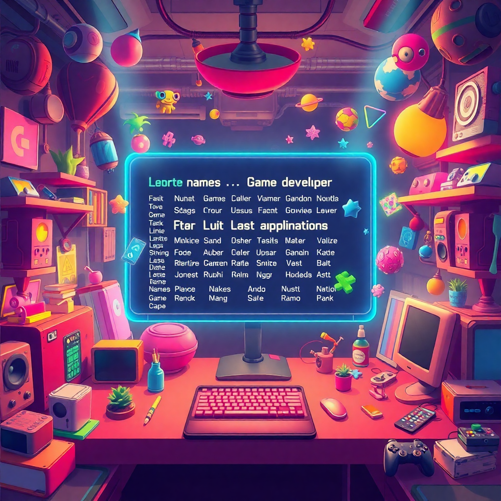 Best Game Developer Name Generator | Vondy