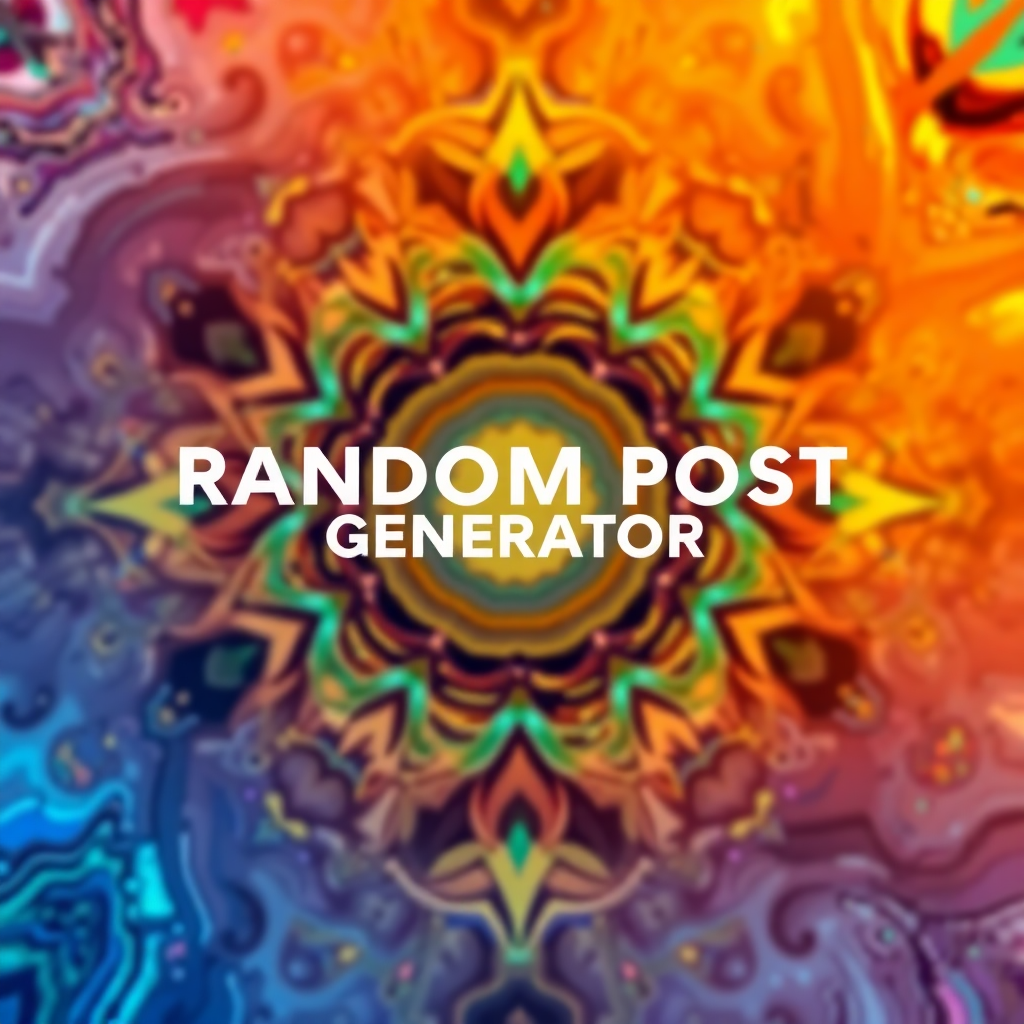 Best Random Post Generator | Vondy