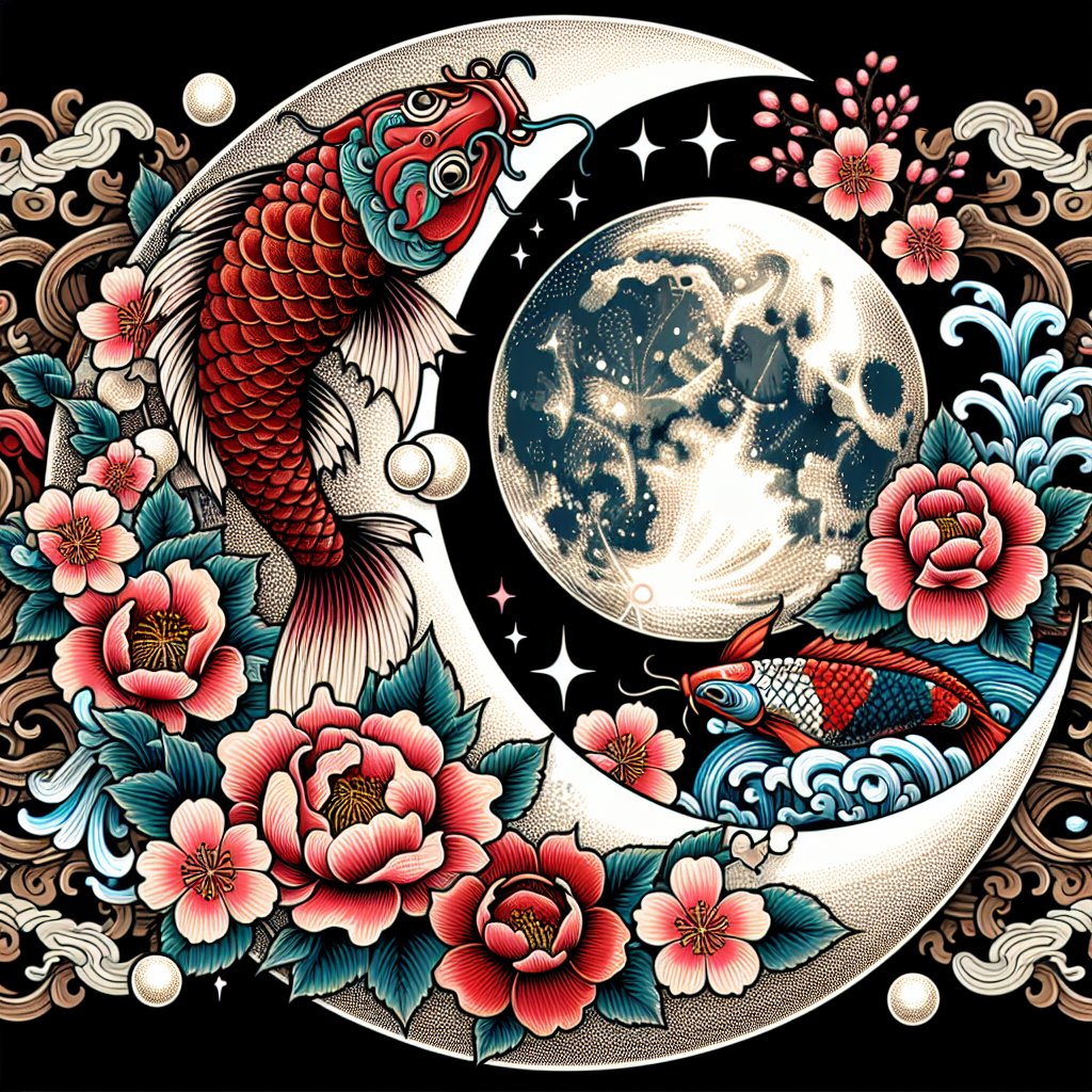 Best Japanese Moon Tattoo Generator | Vondy