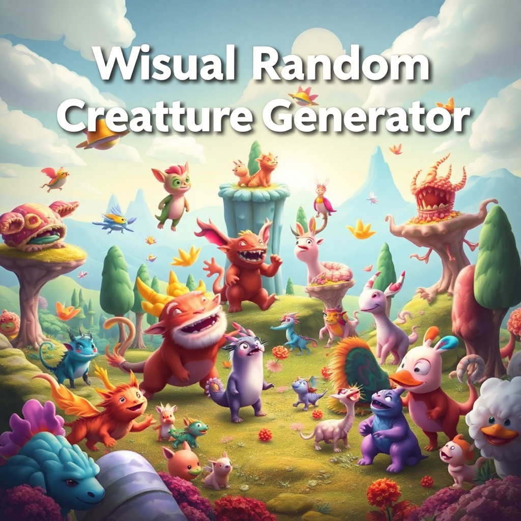 Best Visual Random Creature Generator | Vondy