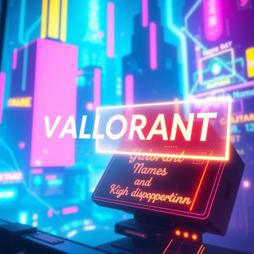 Best Random Valorant Name Generator | Vondy