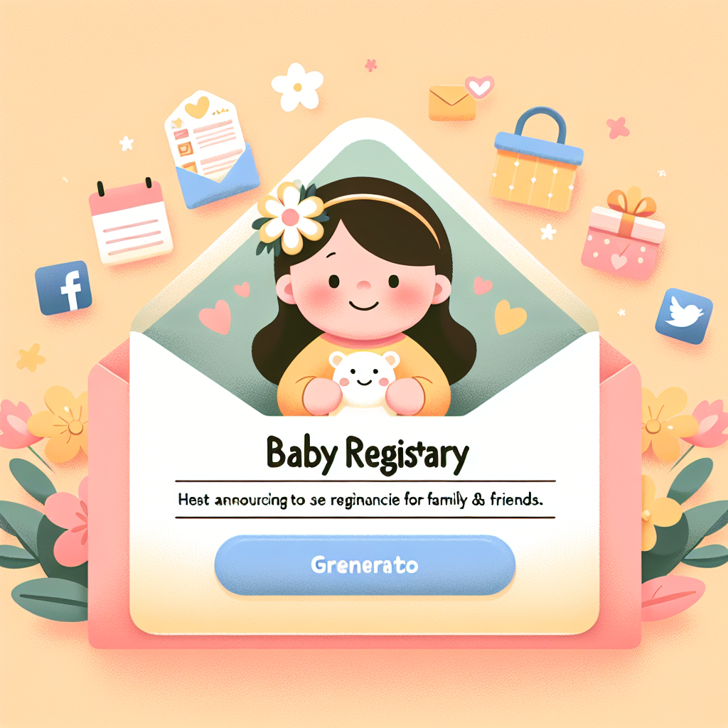 Best Baby Registry Email Template | Vondy