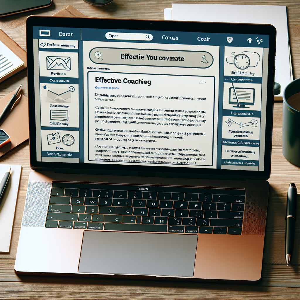 Best Coaching Email Template | Vondy