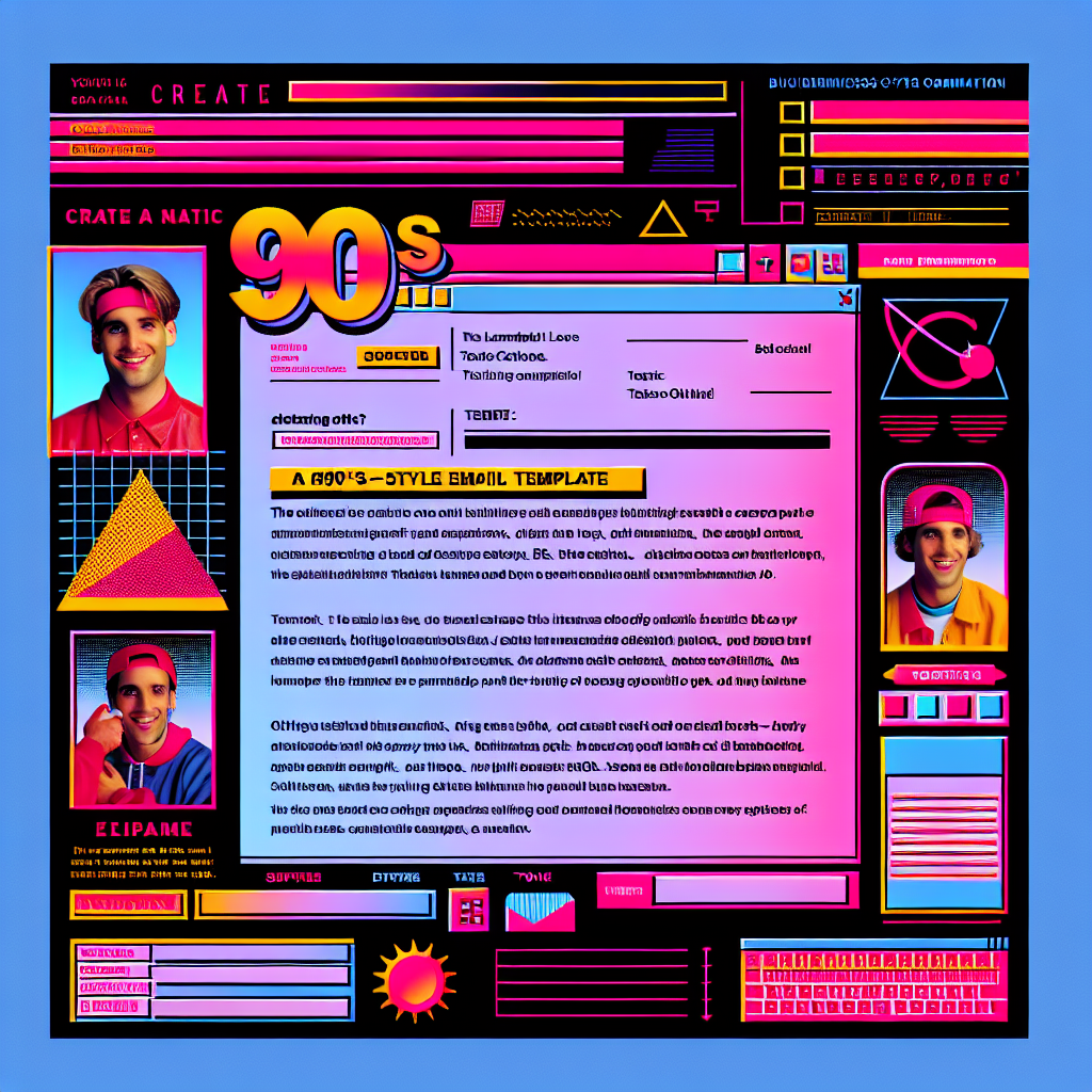 Best 90S Email Template | Vondy