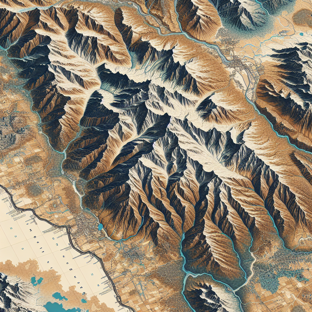 Best Mountain Map Illustration Generator | Vondy