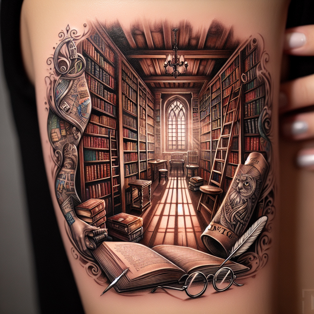 Best Library Tattoo Ideas | Vondy