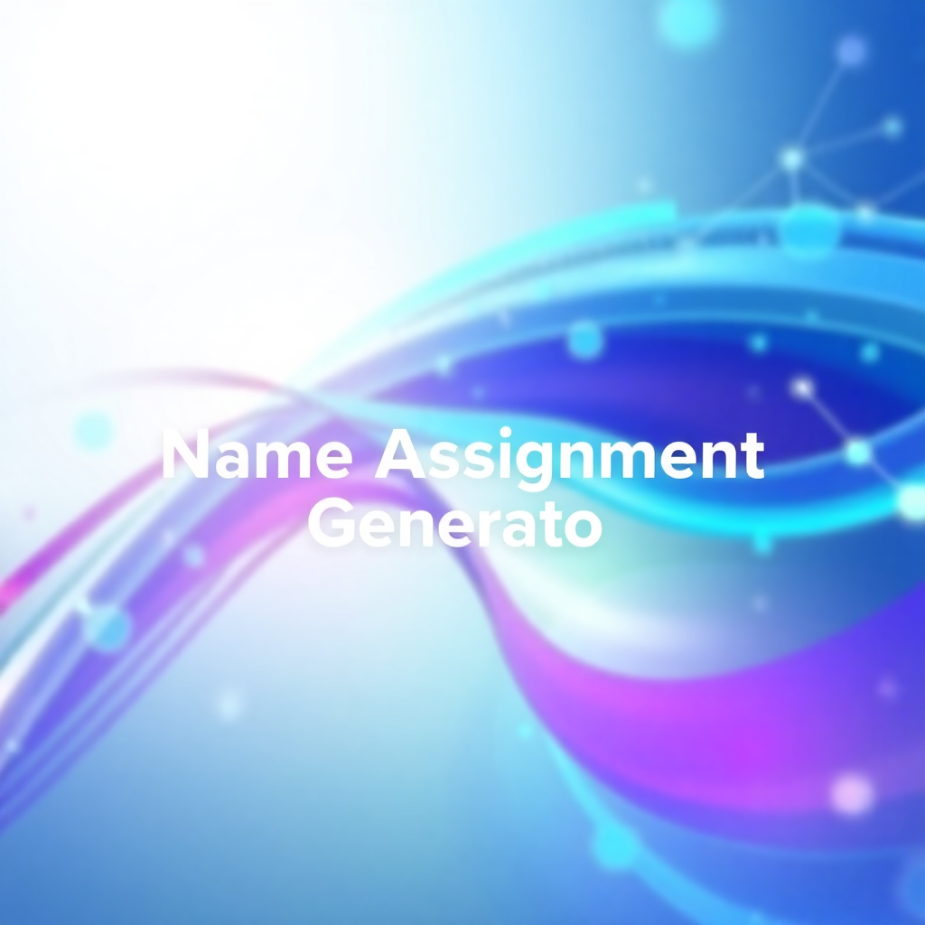 Best Name Assignment Generator | Vondy