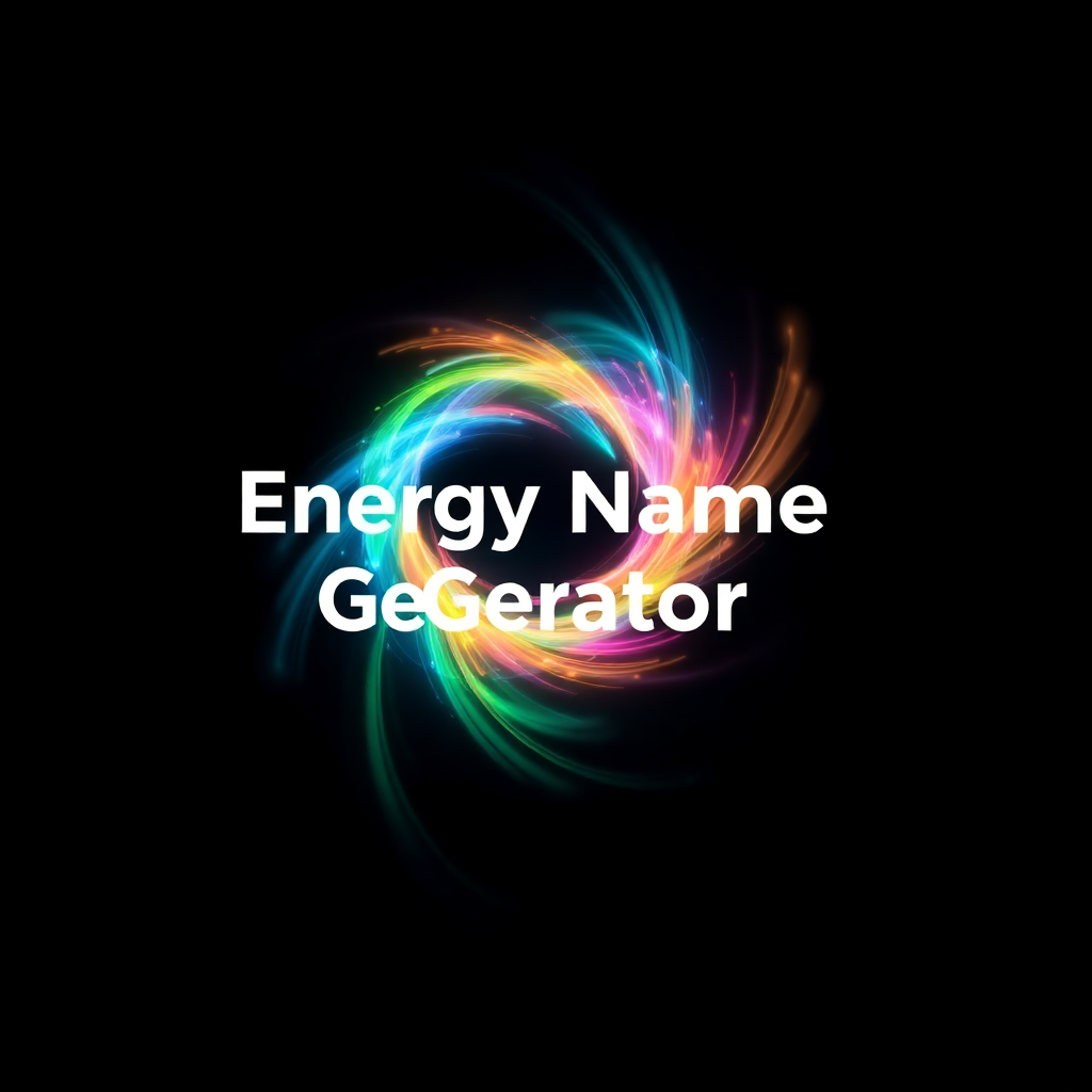 Best Energy Name Generator | Vondy