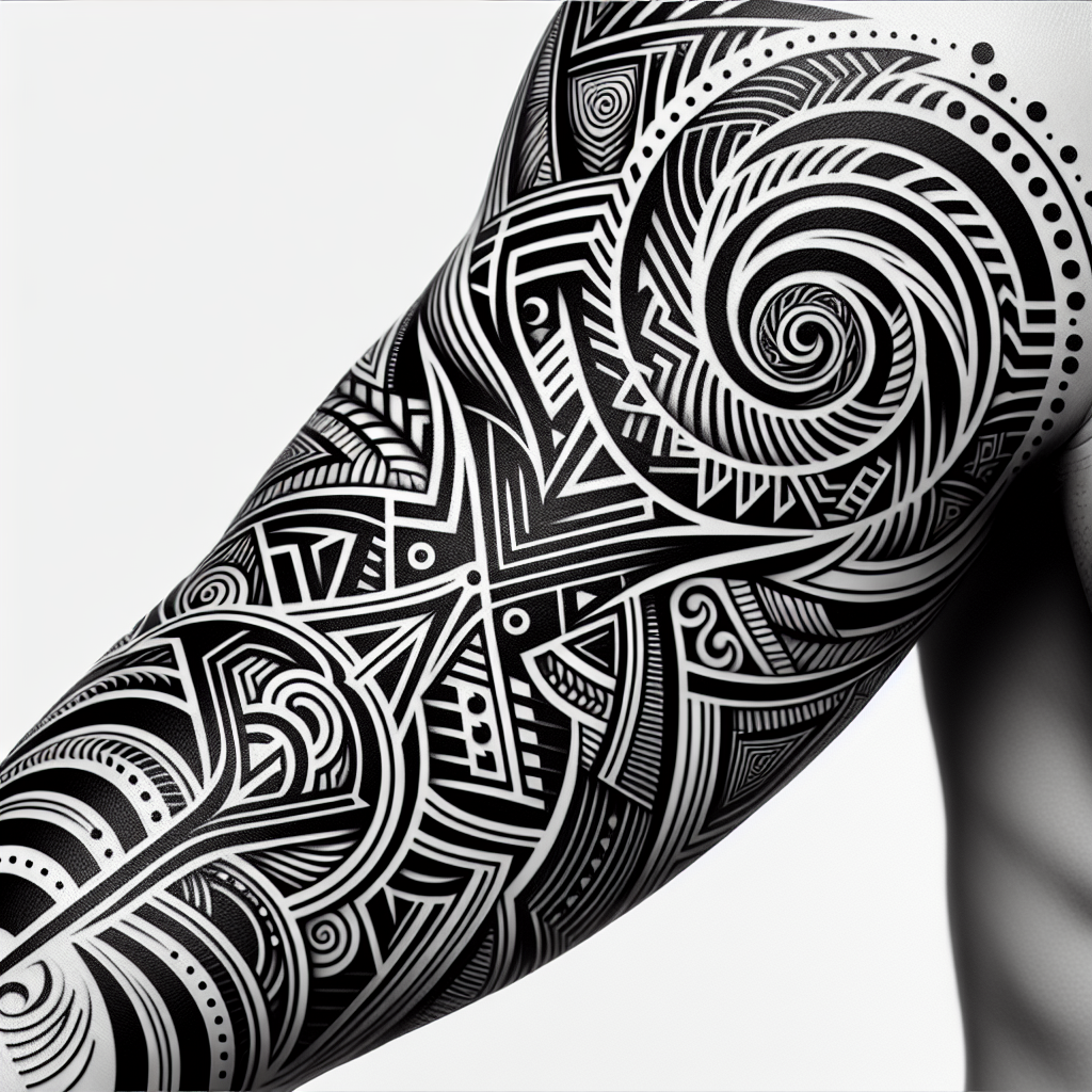 Best Tribal Fusion Arm Tattoo Generator | Vondy
