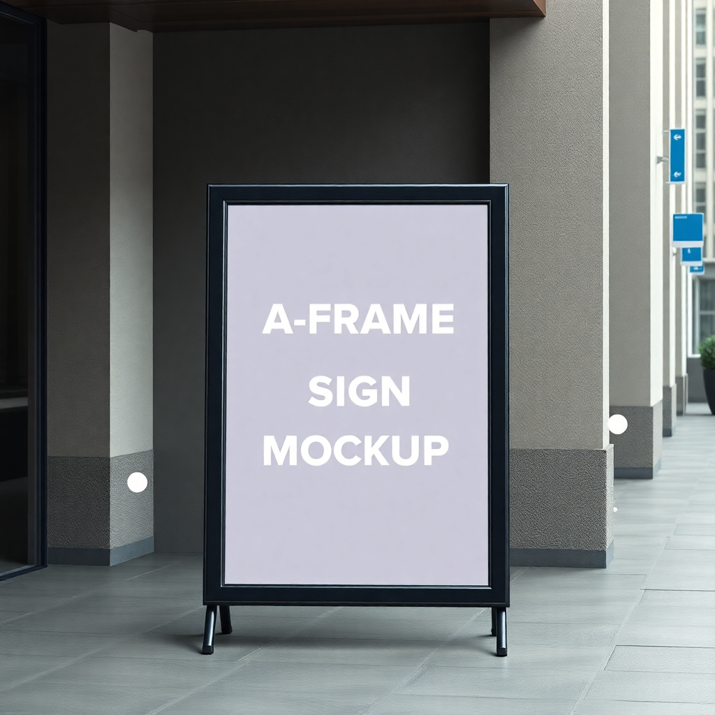 Best A Frame Sign Mockup | Vondy
