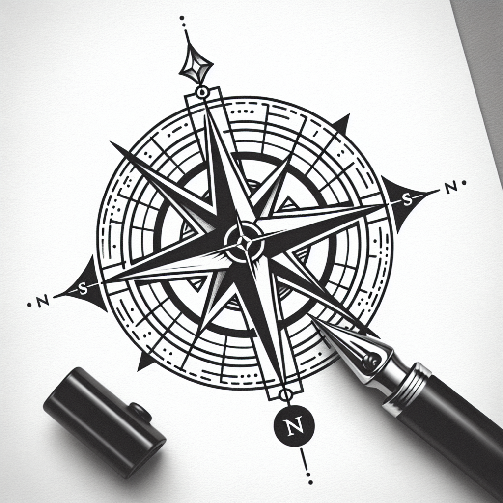 Best Geometric Compass Tattoo Generator | Vondy