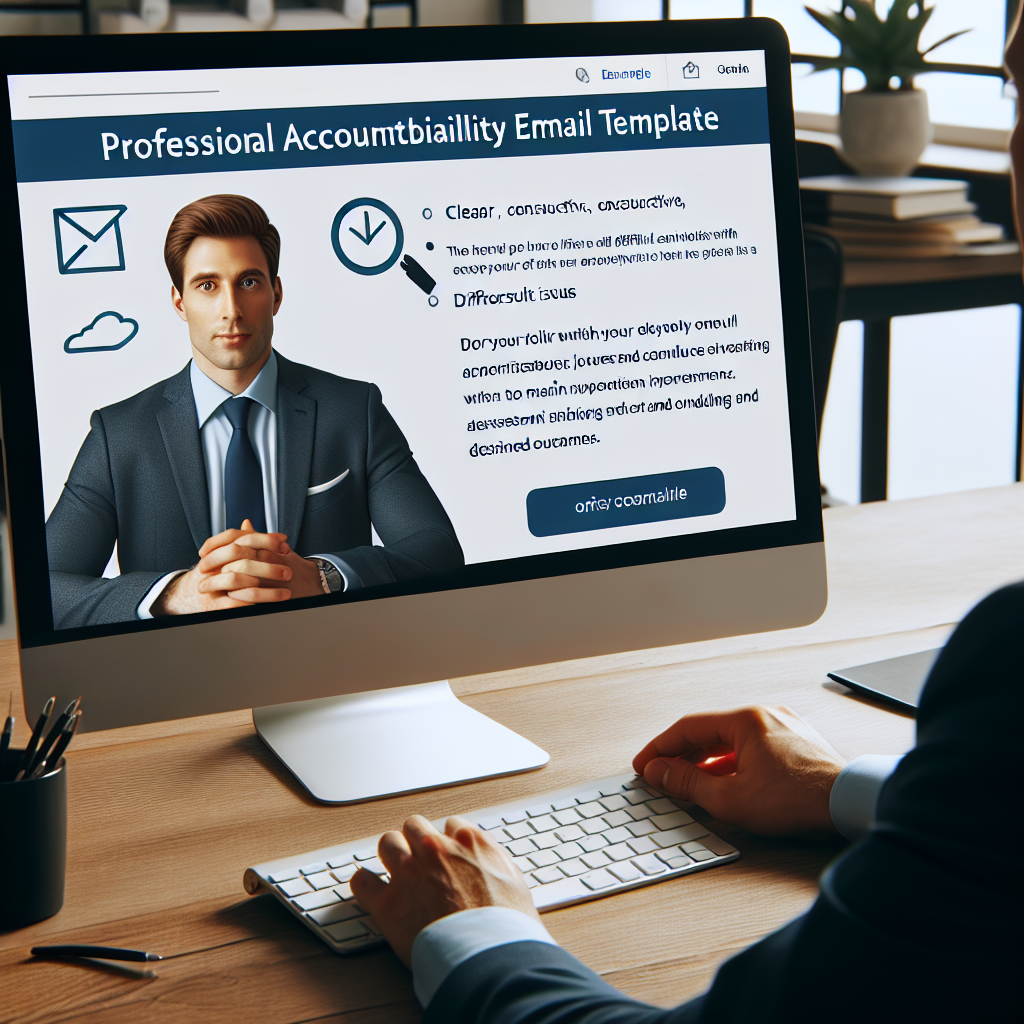 Best Accountability Email Template | Vondy