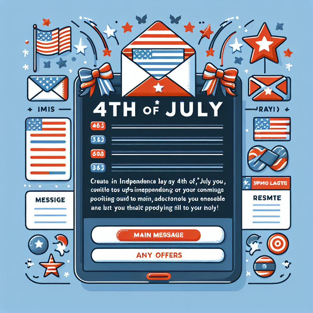 Best 4Th Of July Email Template | Vondy