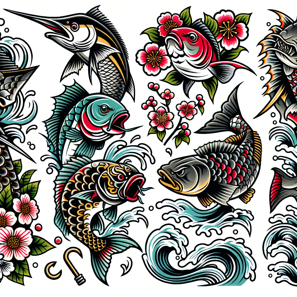 Best American Traditional Fish Tattoo Generator | Vondy