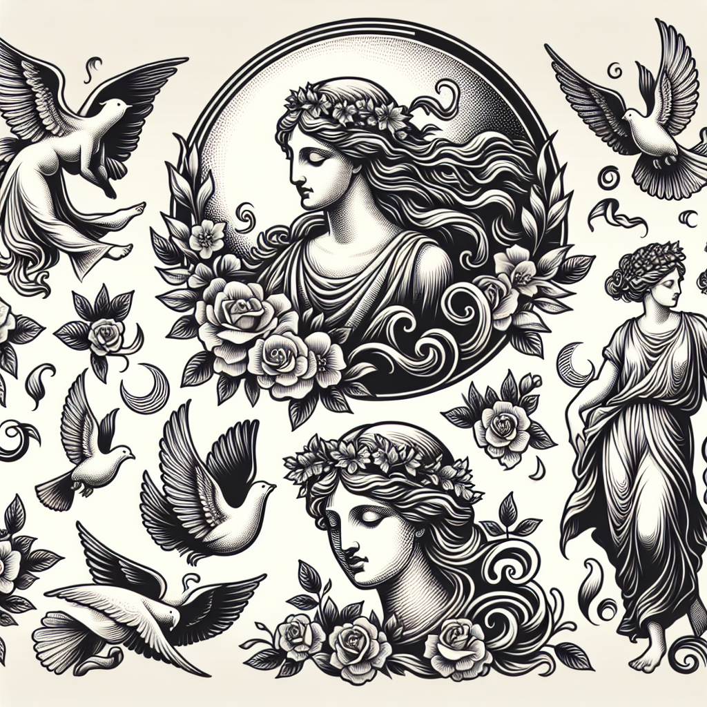 Goddess aphrodite tattoo designs - Calaverastattoos.com
