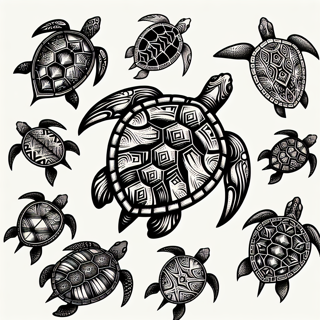 Best Micro Turtle Tattoo Generator | Vondy