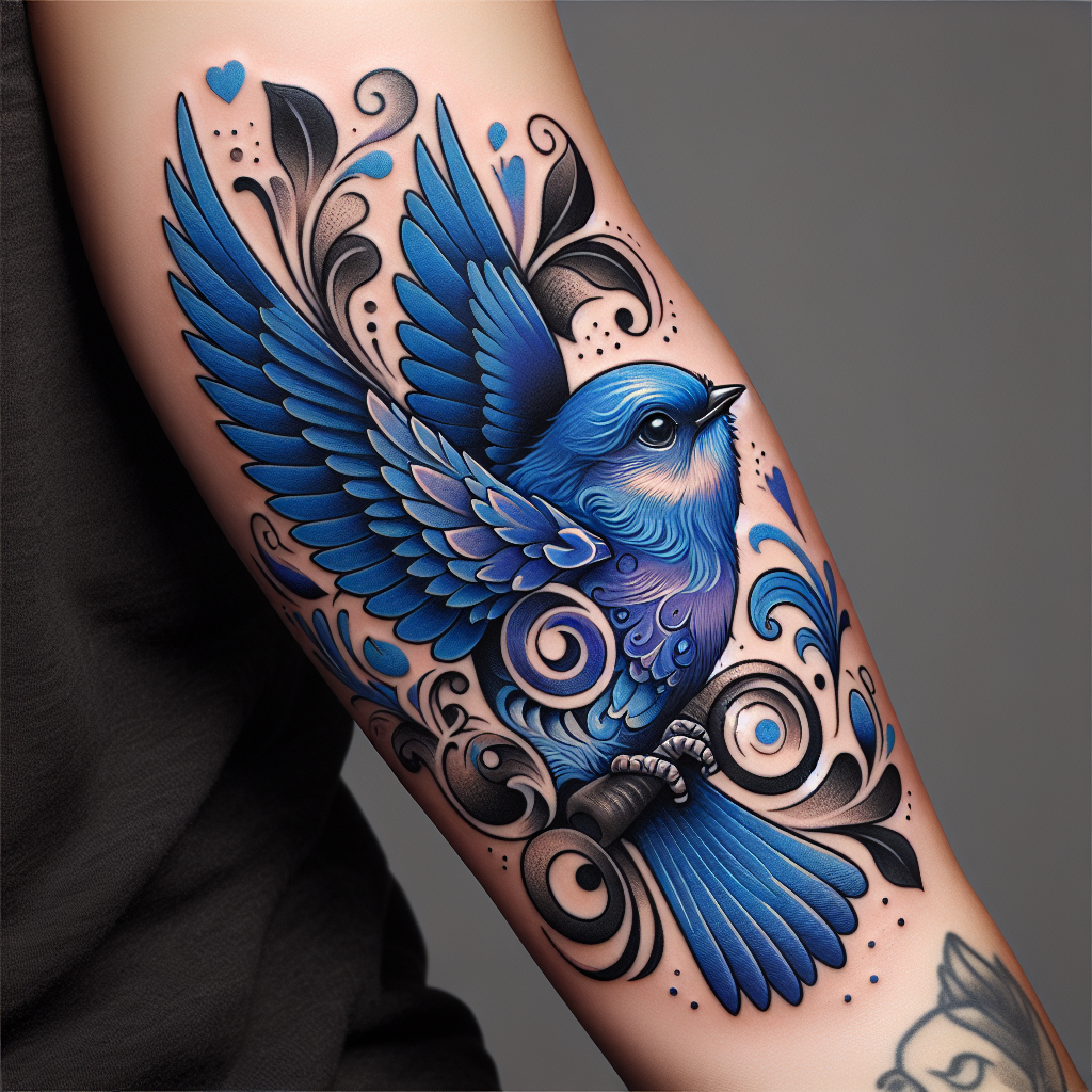 What Does Bluebird Tattoo Mean 45 Ideas And Designs 60 Sparkling Birds