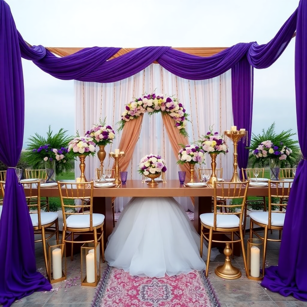 Best Purple And Gold Wedding Theme Ideas | Vondy