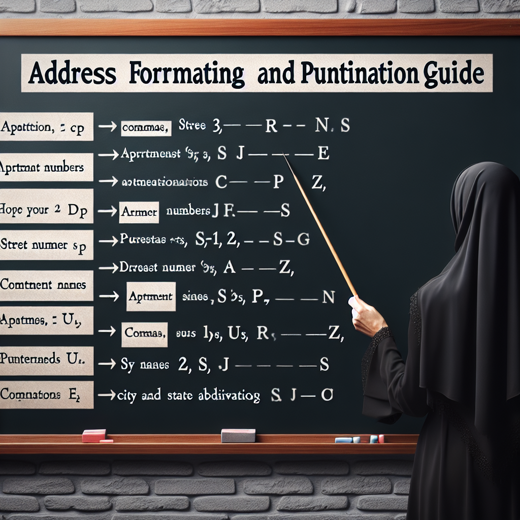 How To Write An Address In A Sentence | Vondy