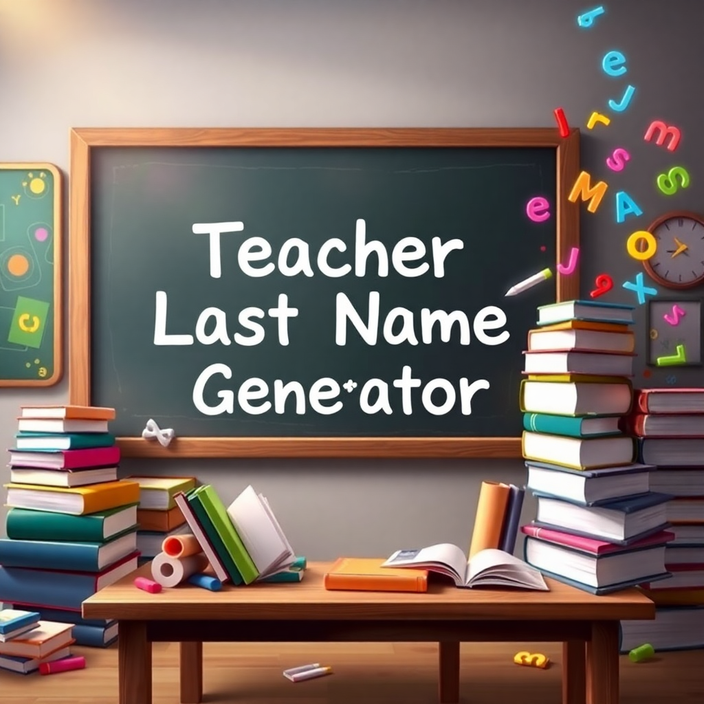 Best Teacher Last Name Generator | Vondy