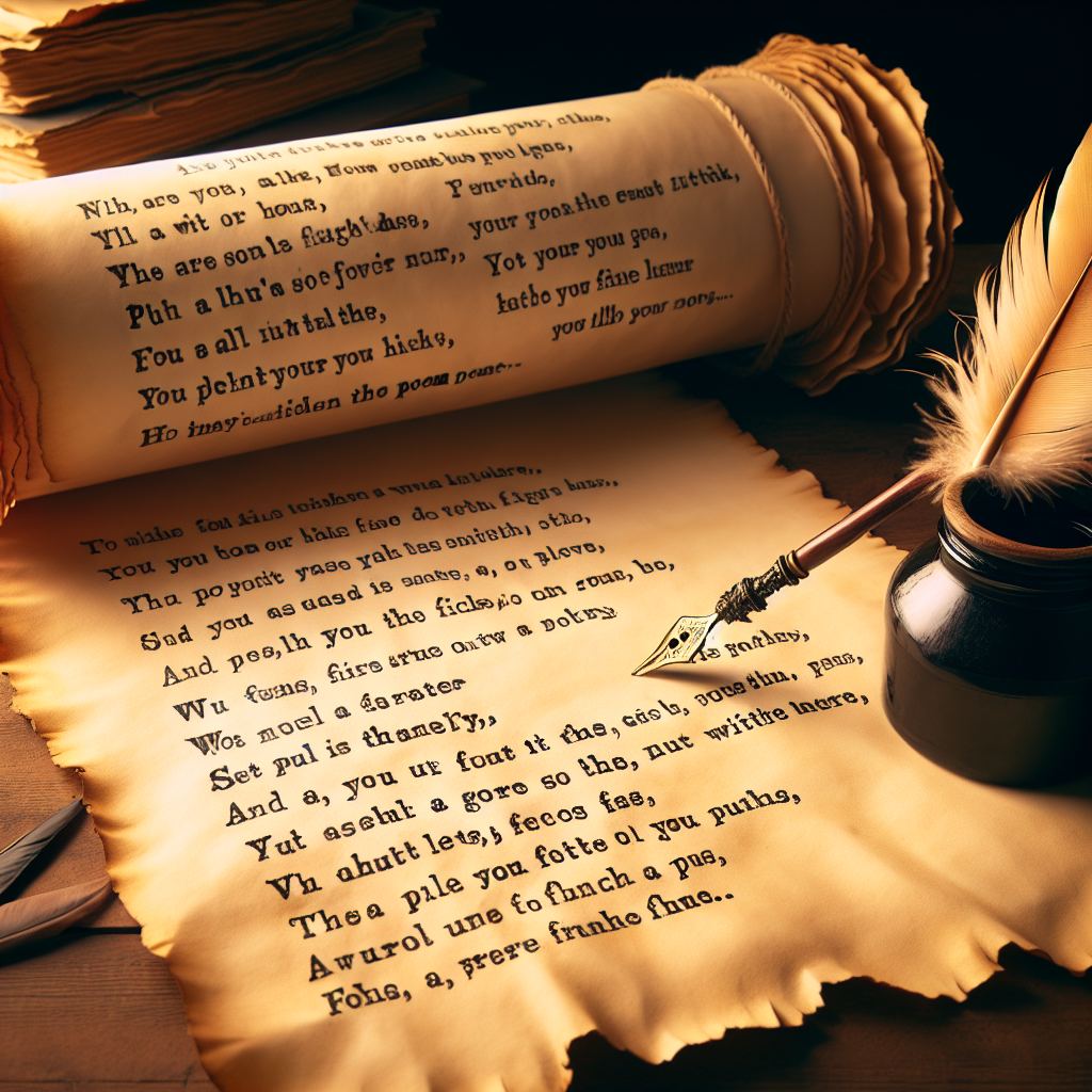 Best Pun Poem Generator | Vondy