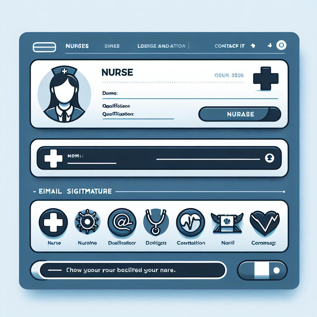 Best Nurse Email Signature Template | Vondy