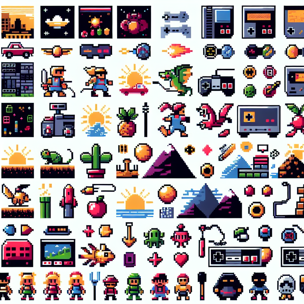 Best Retro Video Game Illustration Generator | Vondy