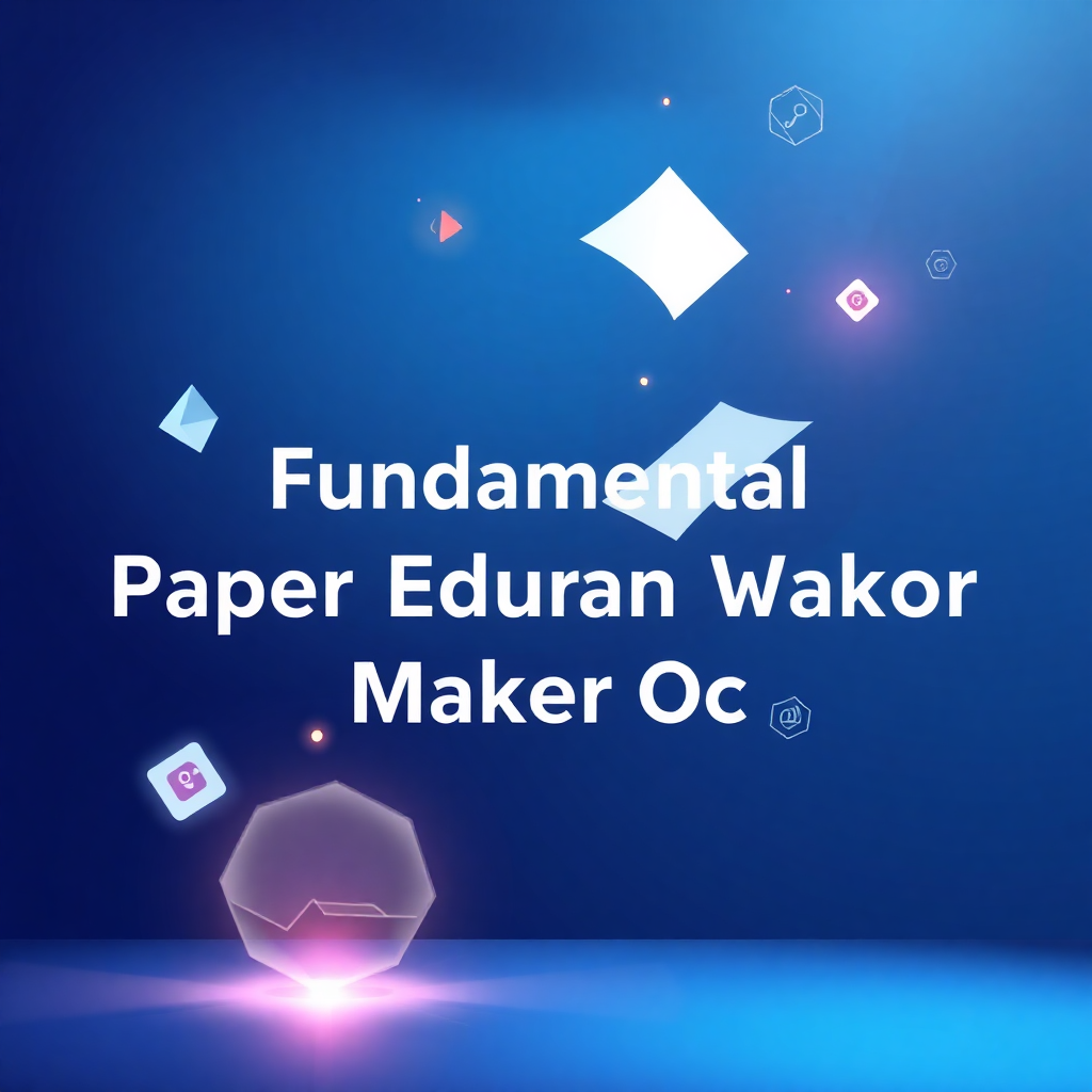 Best Fundamental Paper Education Maker Oc | Vondy