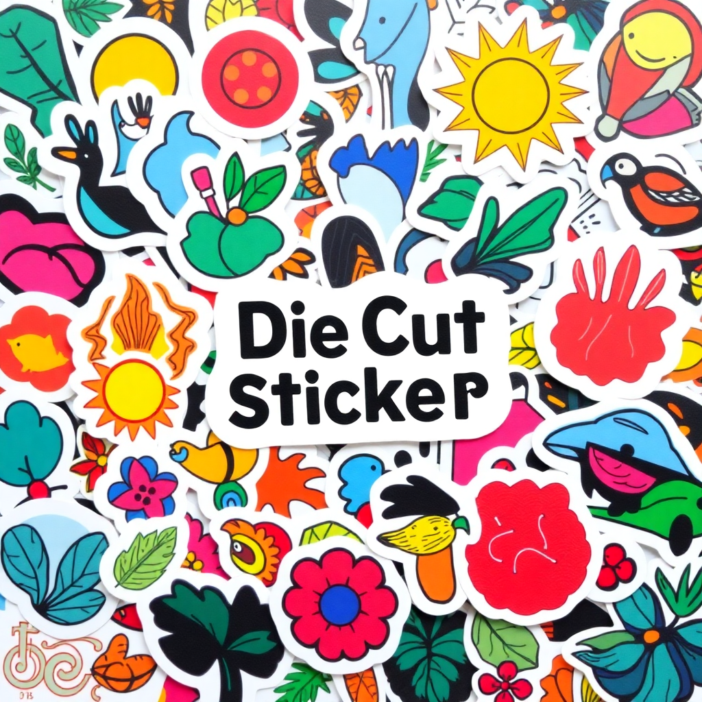 Best Die Cut Sticker Mockup Free | Vondy