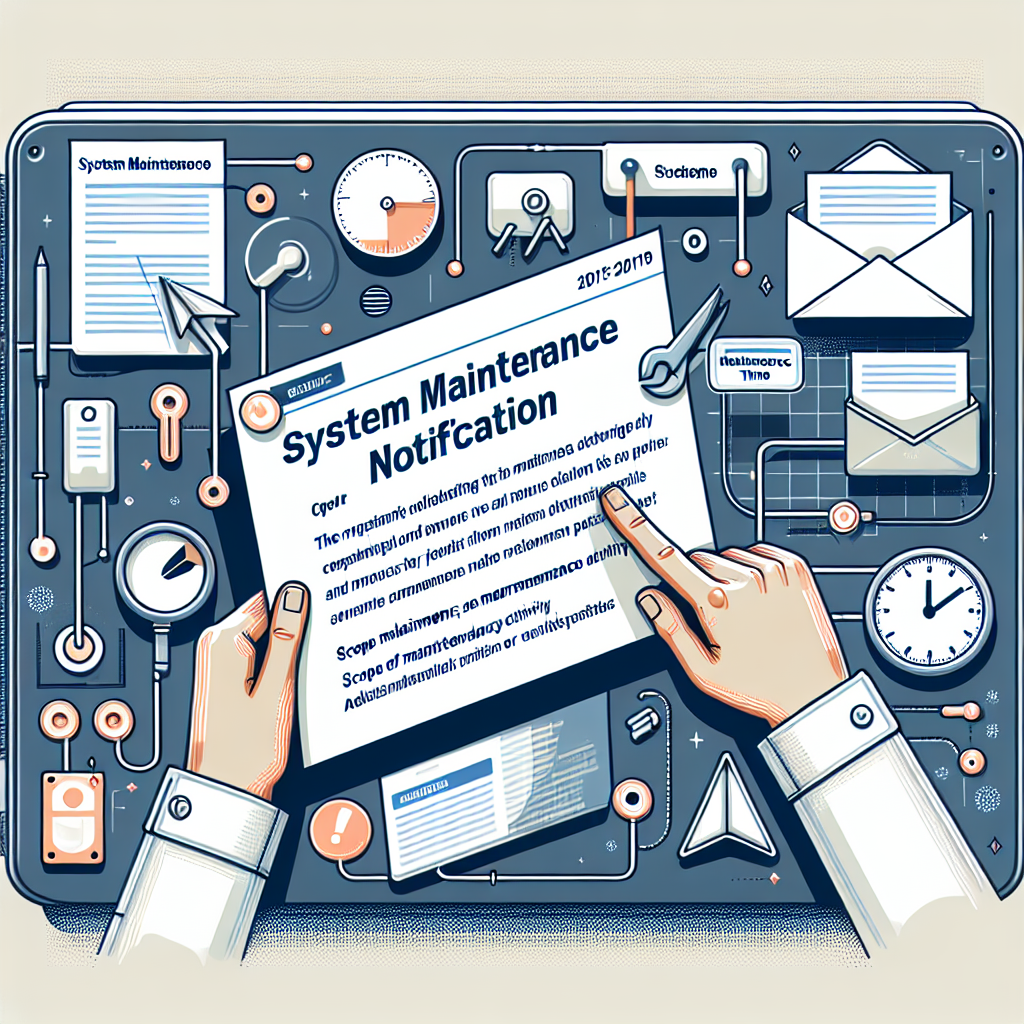 Best System Maintenance Email Generator | Vondy