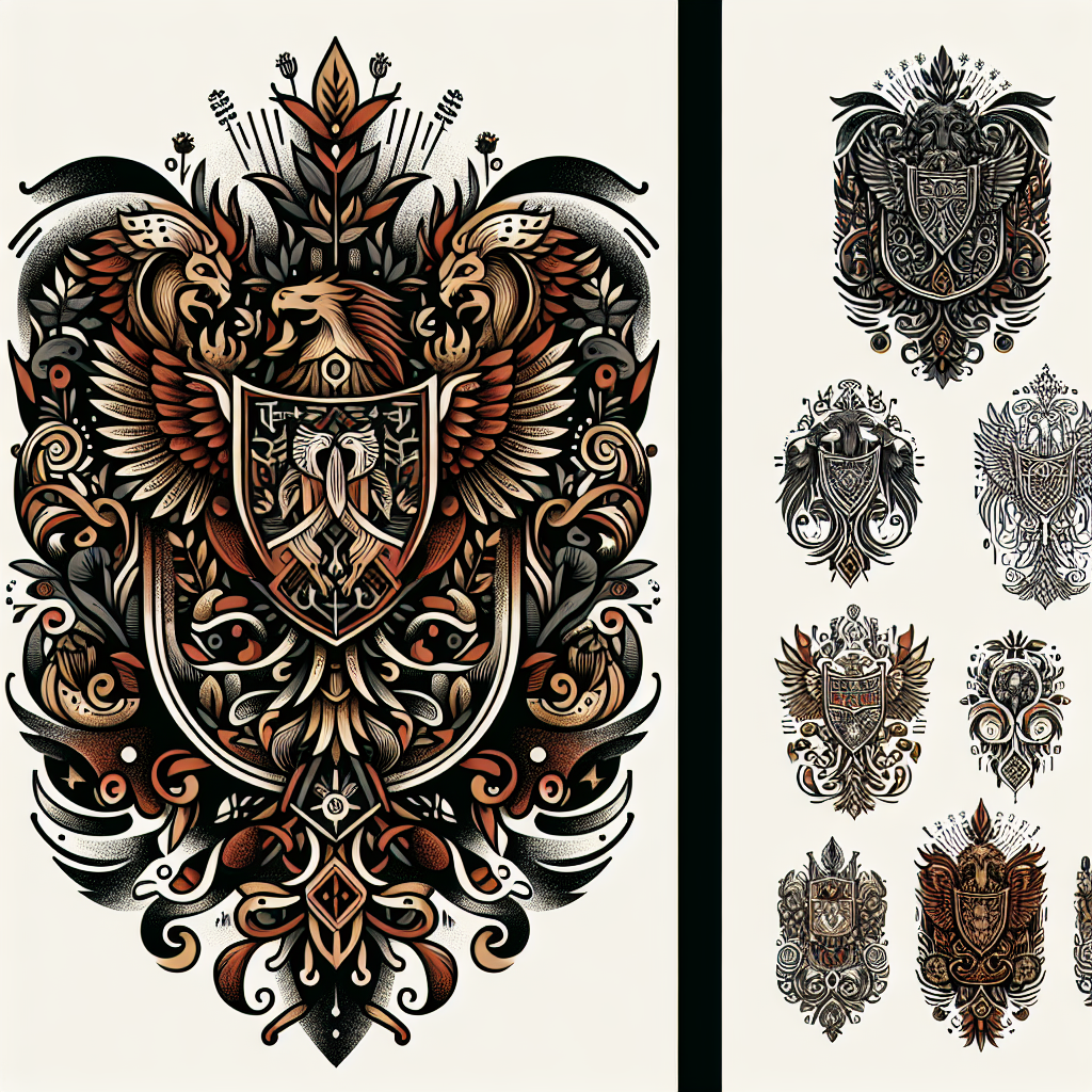 Coat of arms tattoo - Calaverastattoos.com