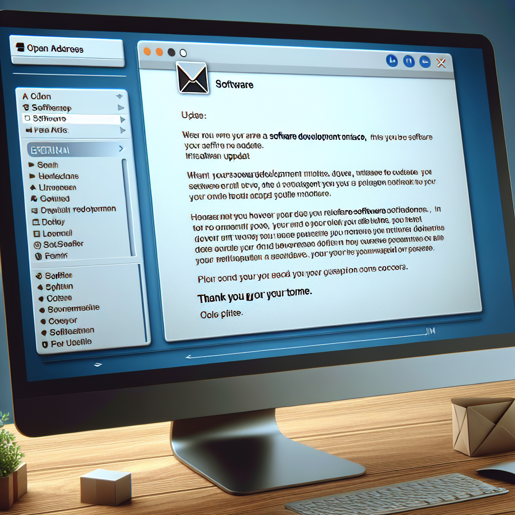 Best Software Update Email Generator | Vondy
