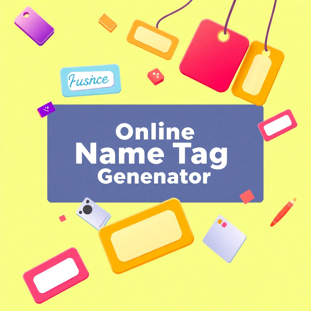 Best Online Name Tag Generator | Vondy
