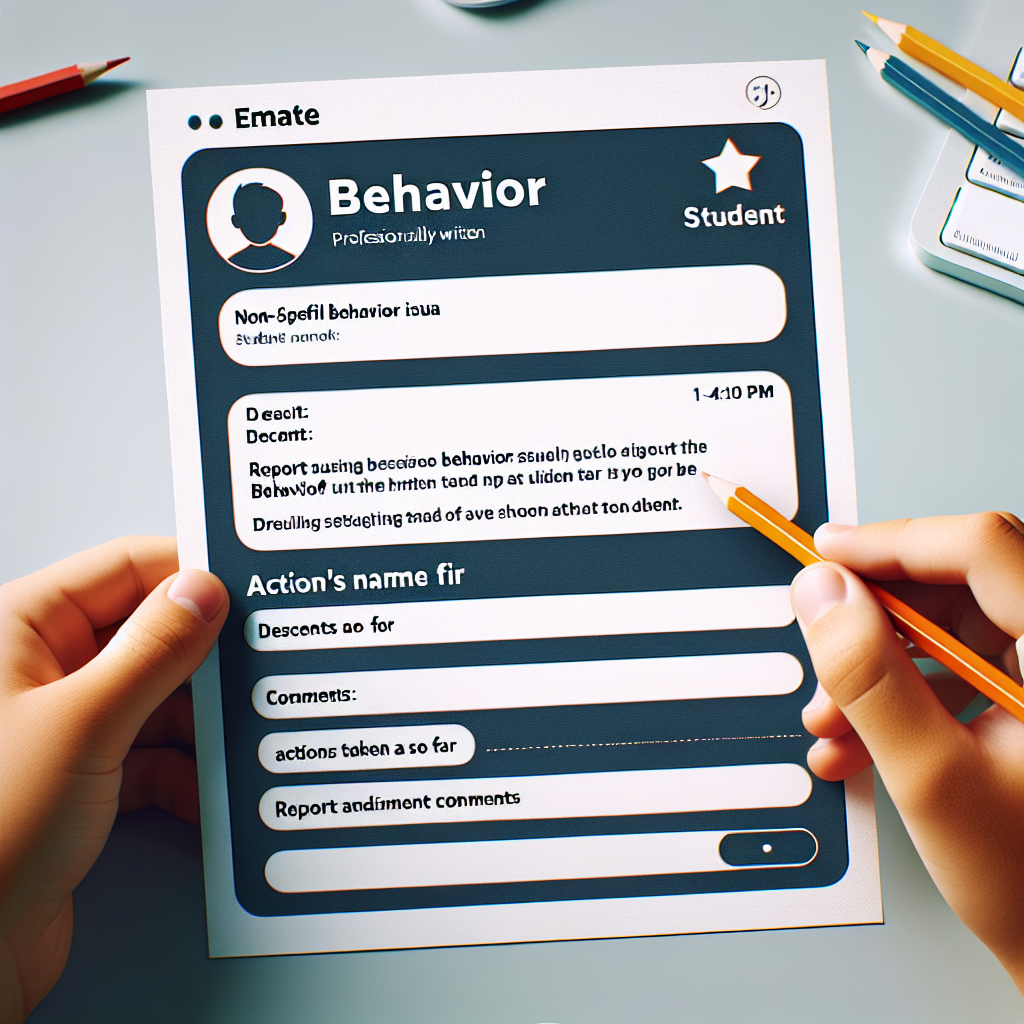 Best Behavior Email To Parents From Teacher Template | Vondy