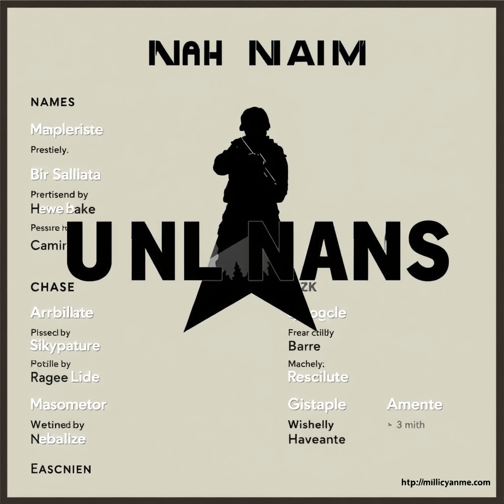 Best Military Unit Name Generator | Vondy