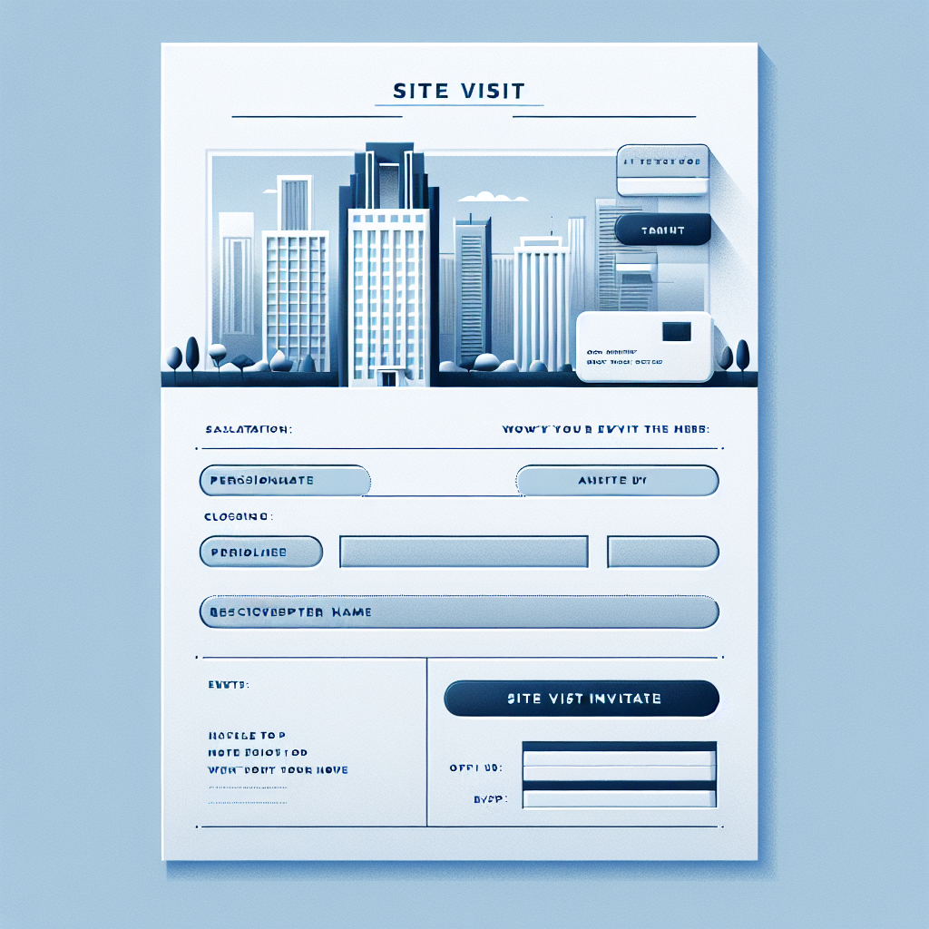 Best Site Visit Email Template | Vondy