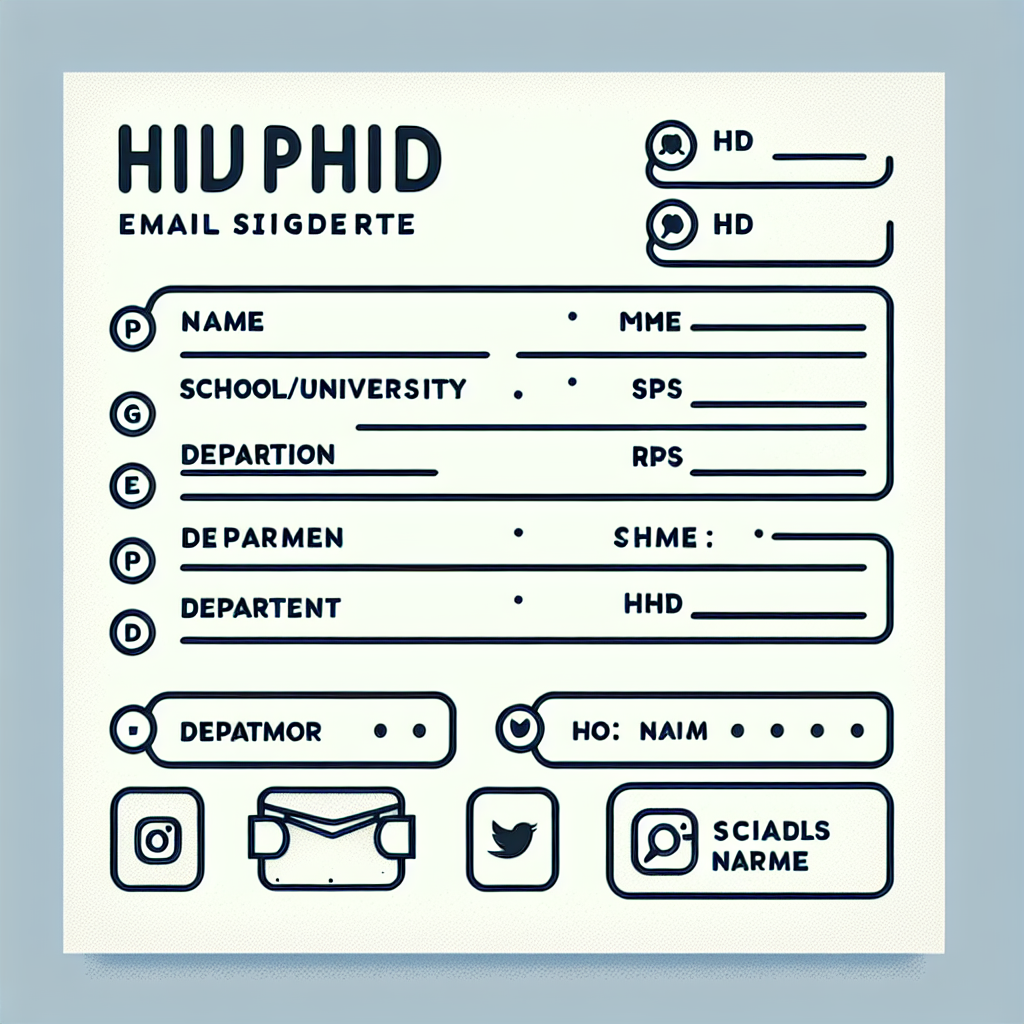 Best Phd Student Email Signature Template | Vondy