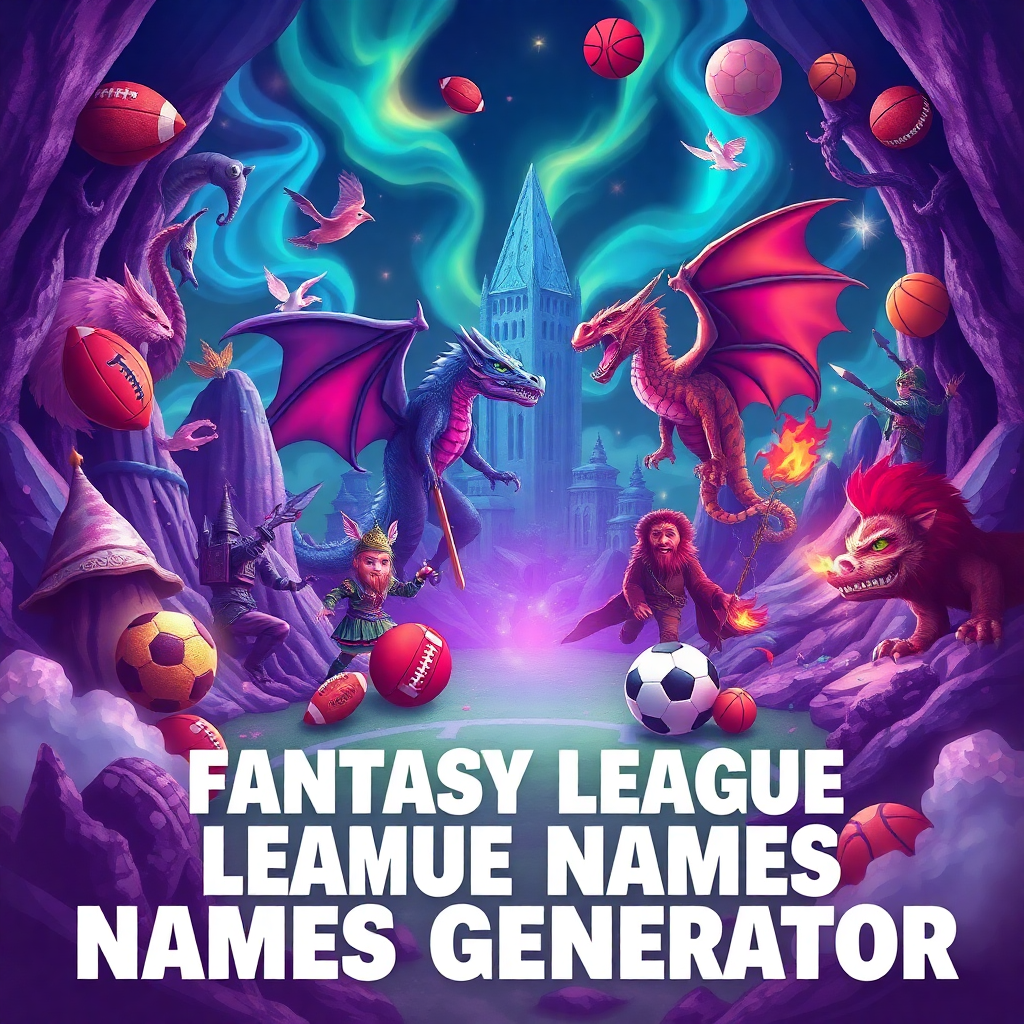 Best Fantasy League Names Generator | Vondy
