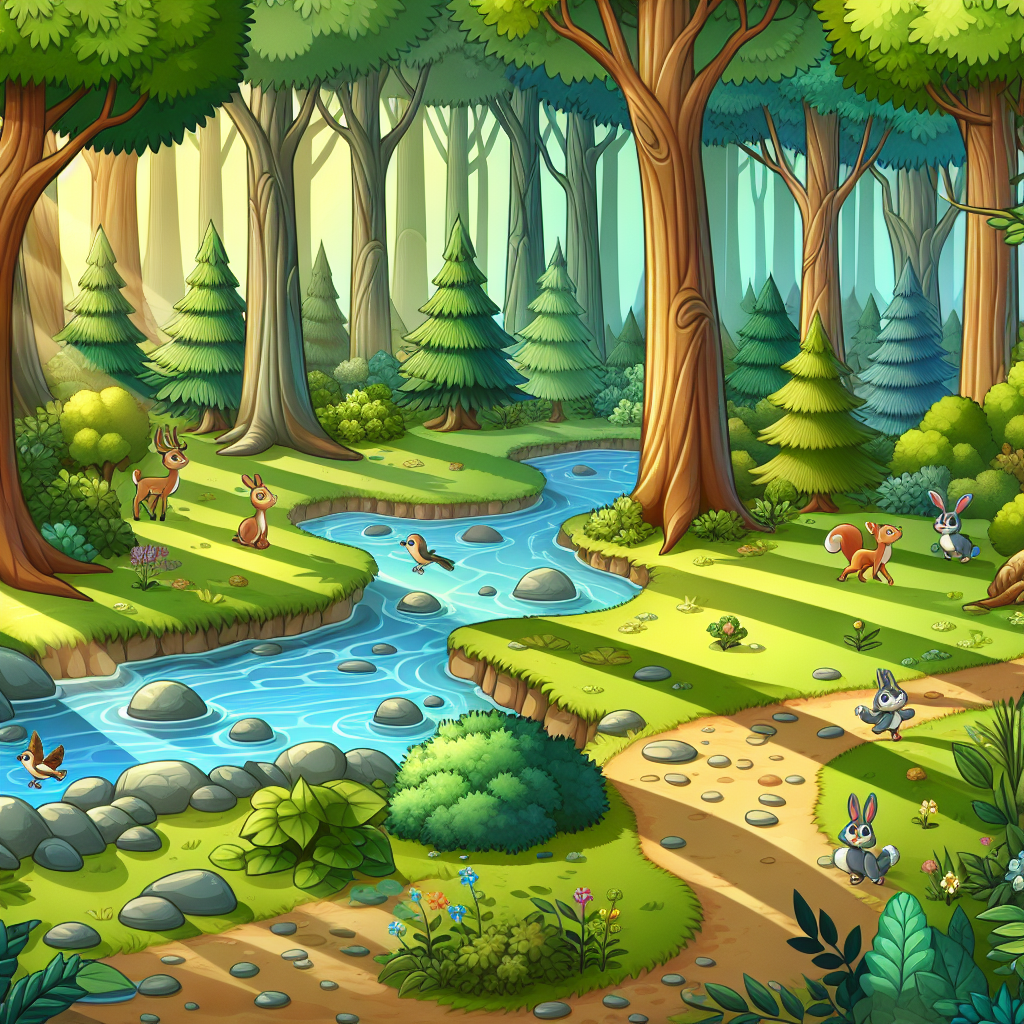 Best Cartoon Forest Scene Generator | Vondy