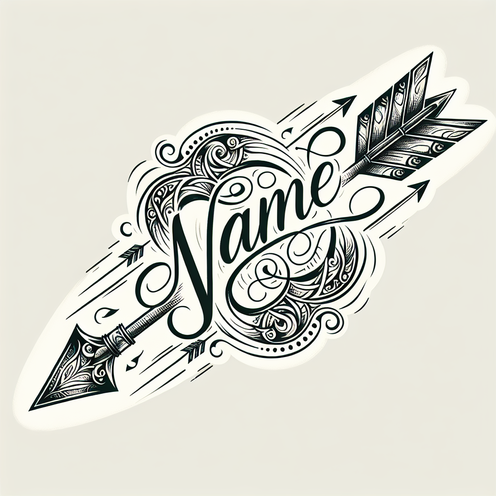 Best Script Arrow Tattoo Generator | Vondy