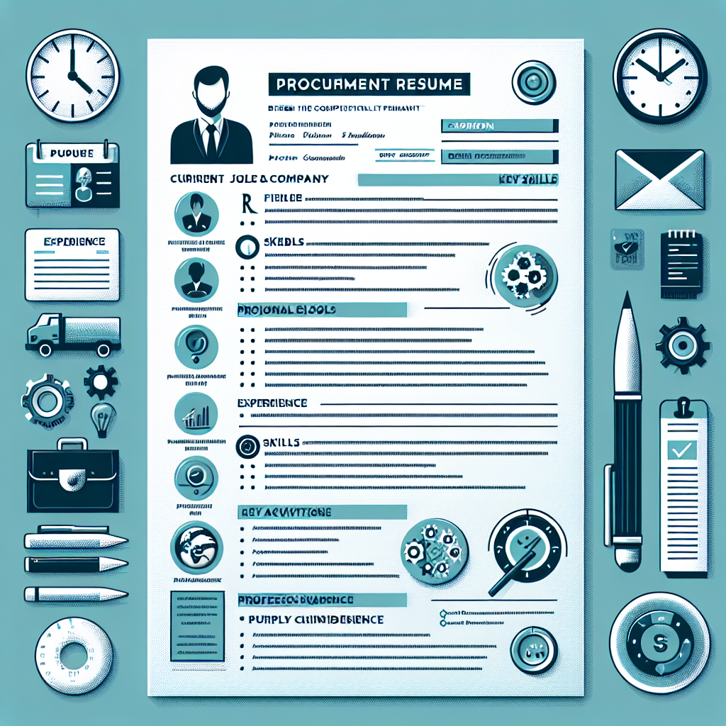 Best Procurement Resume Generator | Vondy