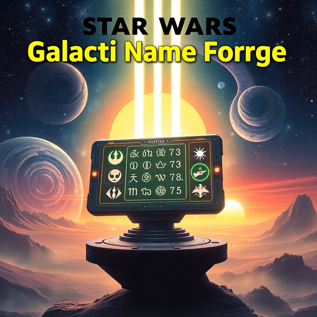 Best Star Wars Random Name Generator | Vondy