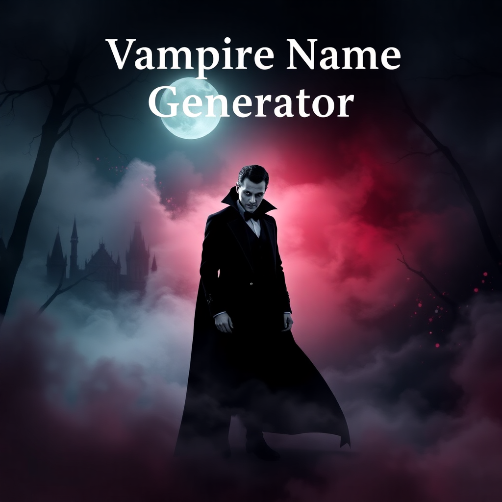 Best Vampire Name Generator First And Last | Vondy